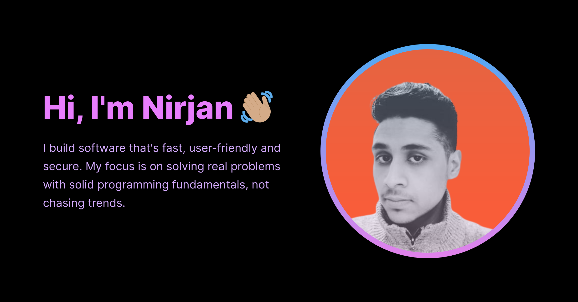 Nirjan Khadka | Solving problems with code